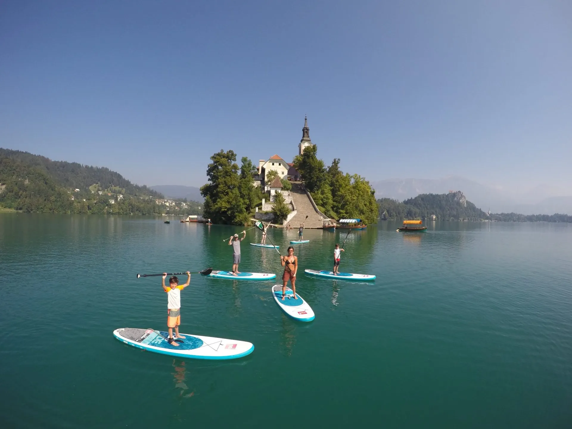 SUP Bled - Stand-up-Paddle-Touren rund um den magischen Bleder See